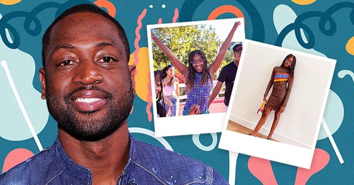 Dwyane Wade's Daughter Zaya Dons a $1,760 Louis Vuitton Dress and $215 ...