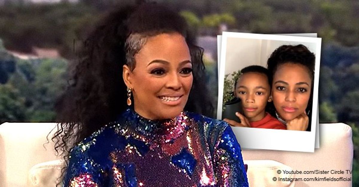 See Kim Fields' Uncanny Resemblance to Youngest Son Quincy as They ...