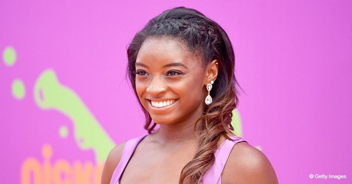 Check Out Simone Biles in Neon Green Bikini as She Puts Her Belly ...