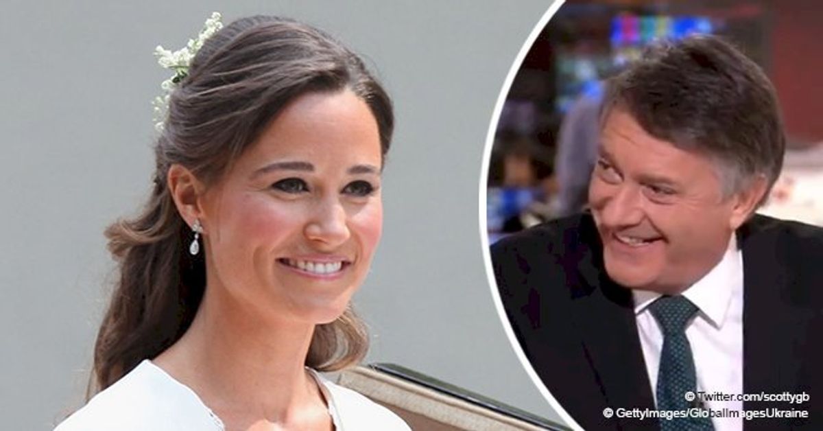 TV newsreader tries to contain his laughter while announcing Pippa’s ...