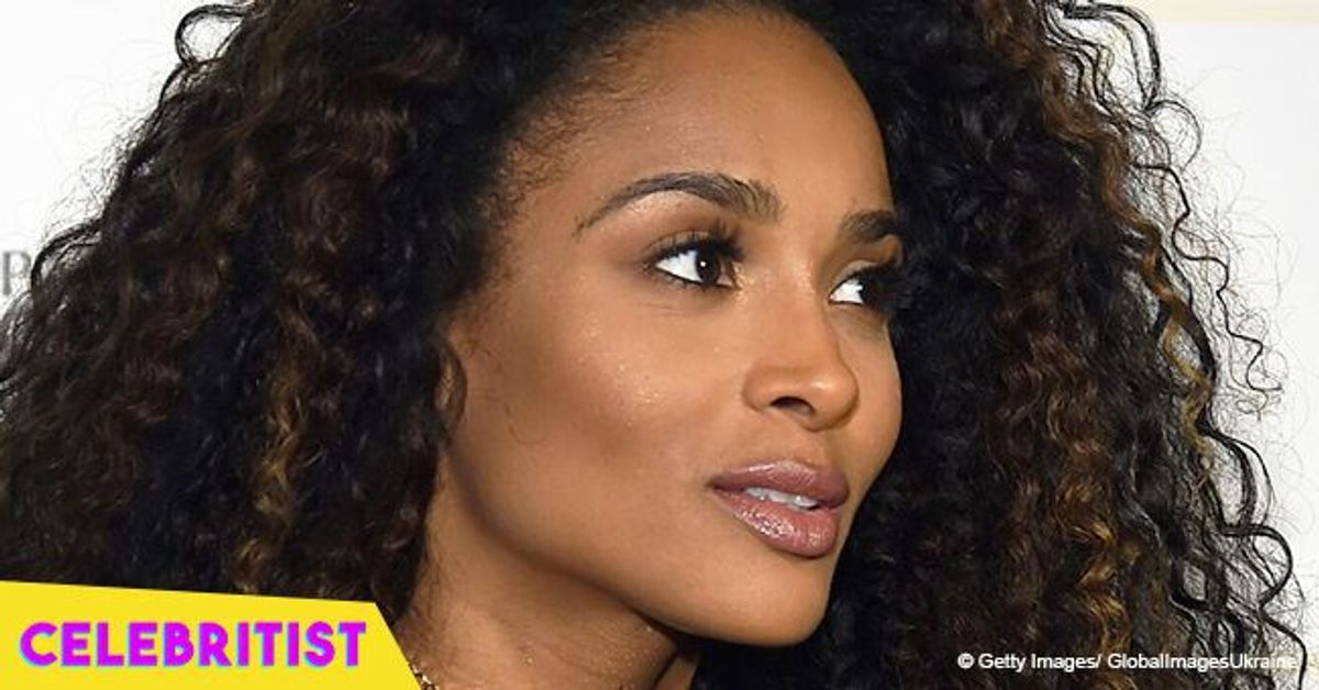 Ciara flaunts enviable figure in red latex suit and high heels in ...