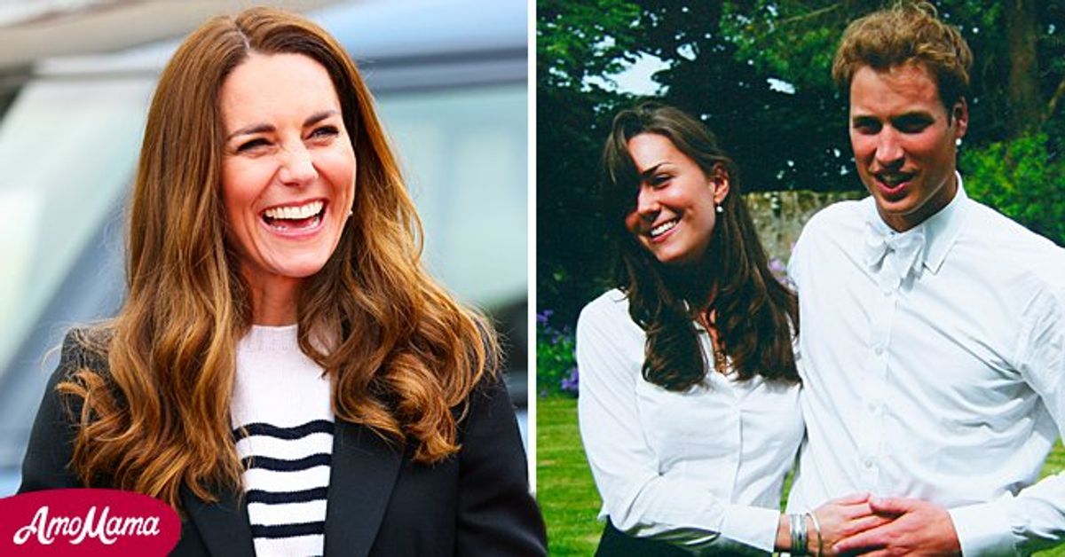 Kate Middleton Wears a Double-Breasted Suit and Striped Sweater during ...