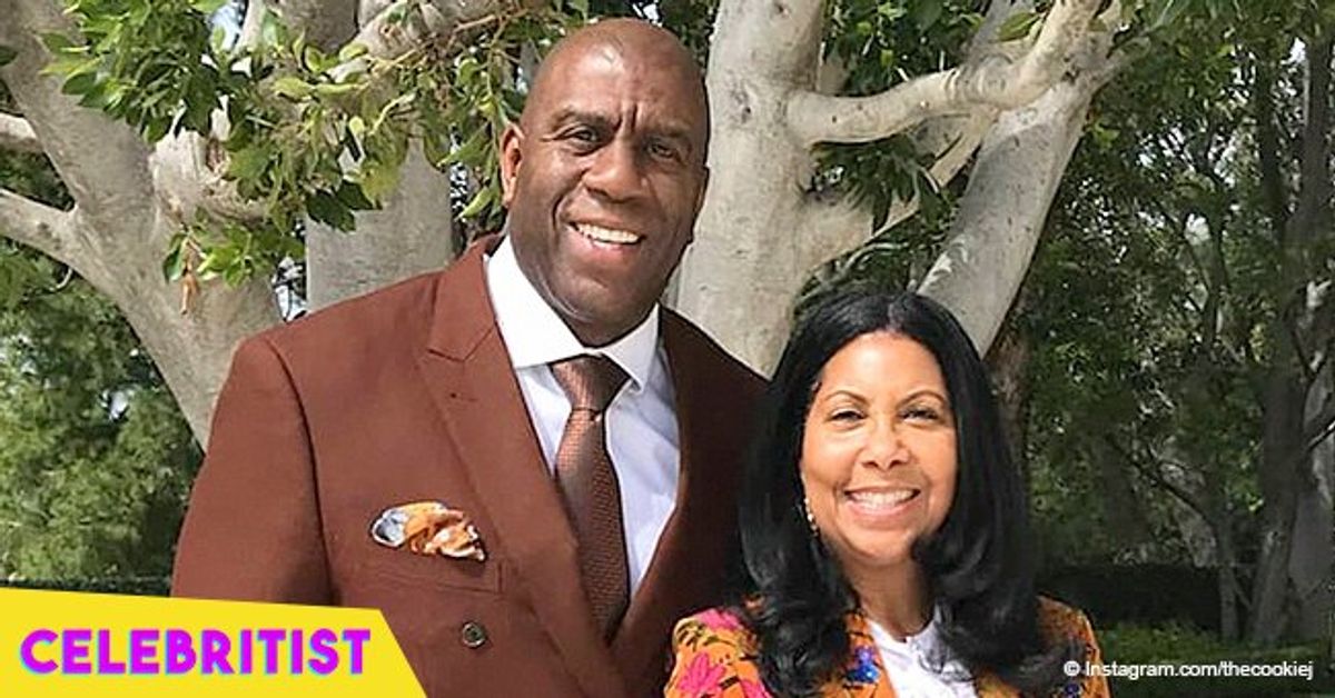 Magic Johnson & wife share cute family photo with all their kids after ...