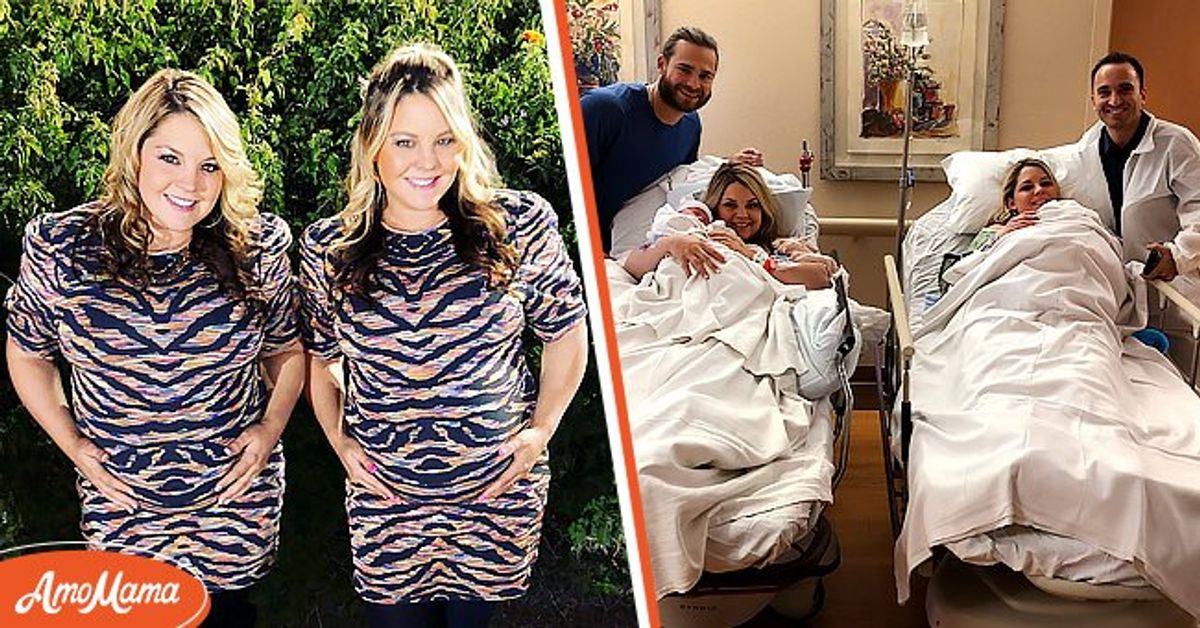 Identical Twin Sisters Give Birth to Babies on the Same Day in the Same ...