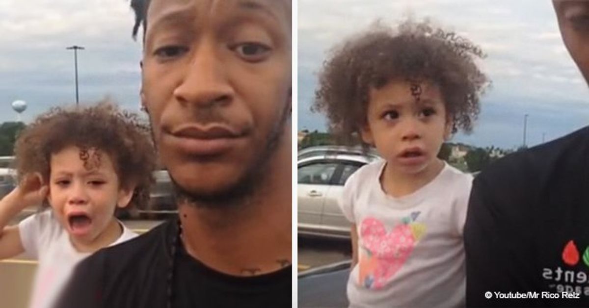 Dad brilliantly ends toddler's public tantrum in a viral video watched ...