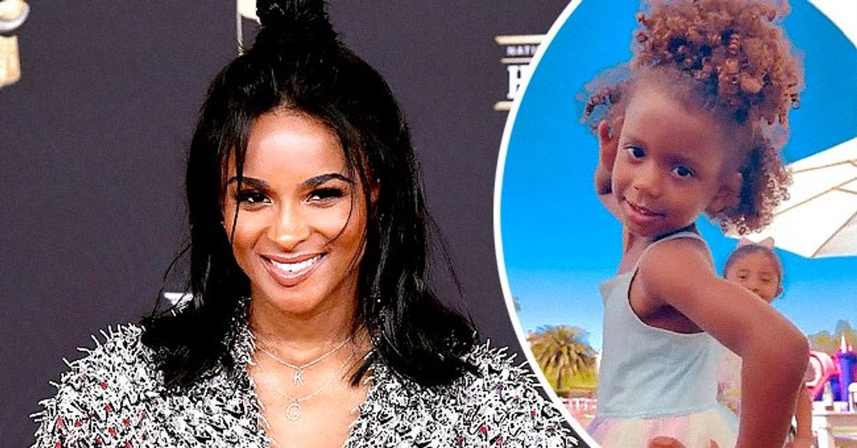Ciara's Daughter Sienna Reacts to Other Kids Posing Like Models behind ...