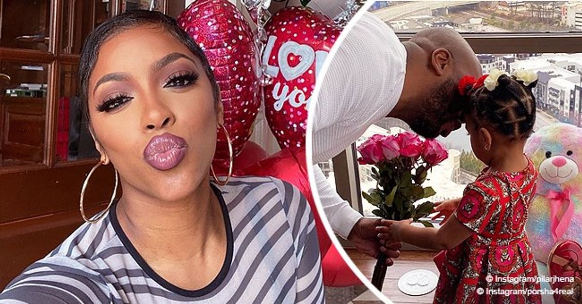Porsha Williams' Daughter Pilar Gets a Beautiful Bouquet of Roses from ...