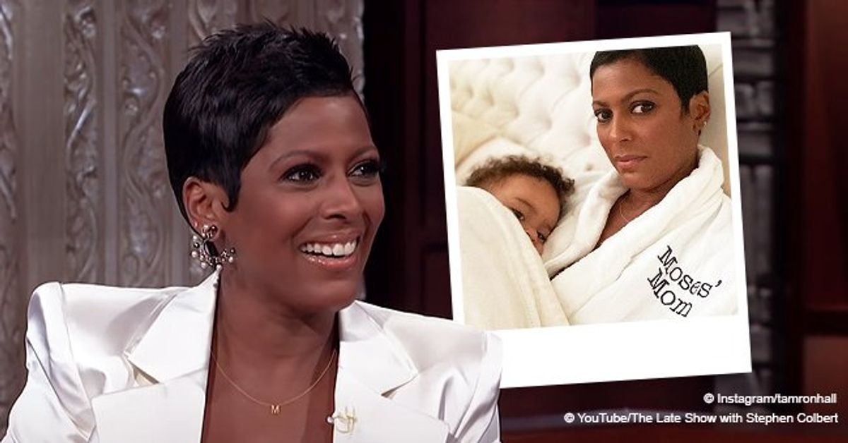 Tamron Hall Shares Sweet Moment with Her Son Wearing a Custom Robe ...
