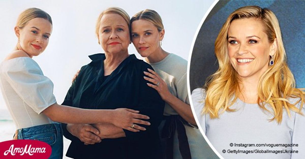 Reese Witherspoon models next to her mom and daughter, proving they ...