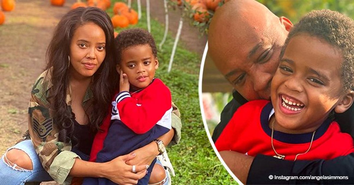 Rev Run & His Daughter Angela Simmons Enjoy Pumpkin Picking with Her ...