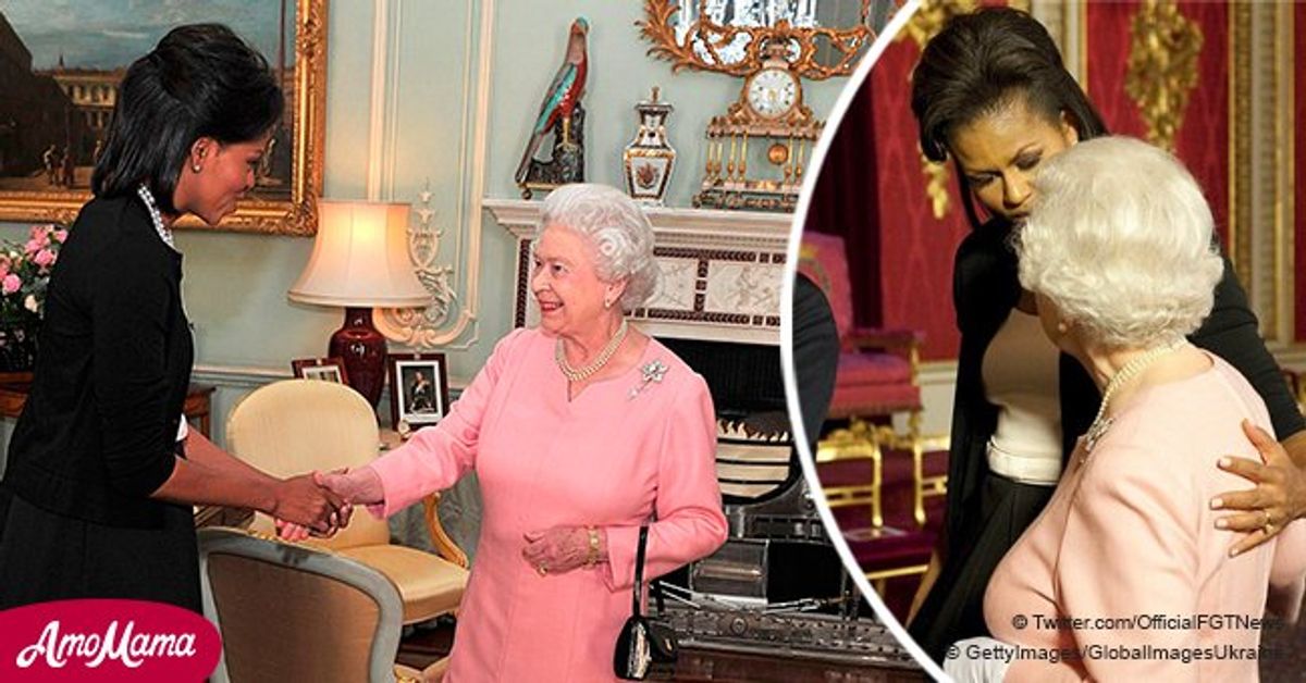 Michelle Obama gets candid about why she and the Queen put their arms ...