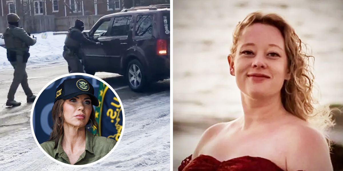 DHS Secretary Kristi Noem Provides Statement After an ICE Officer ...