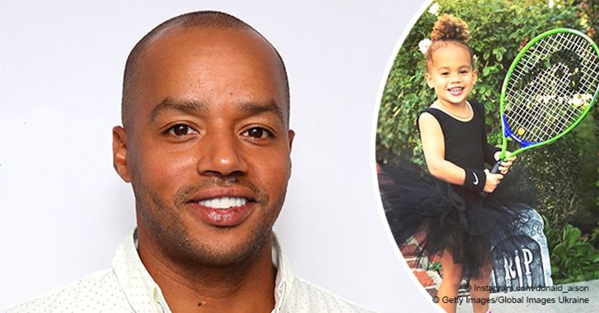 Donald Faison shares cute pic of daughter dressed up as Serena Williams ...