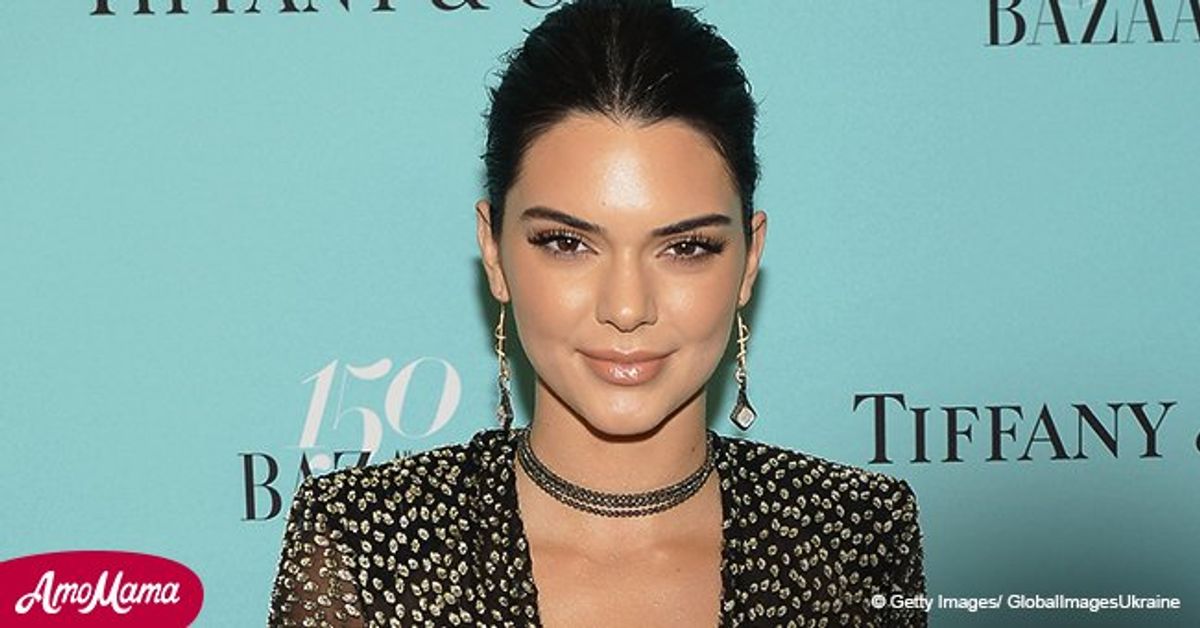 Kendall Jenner shows off impossibly tiny waist in a completely sheer ...