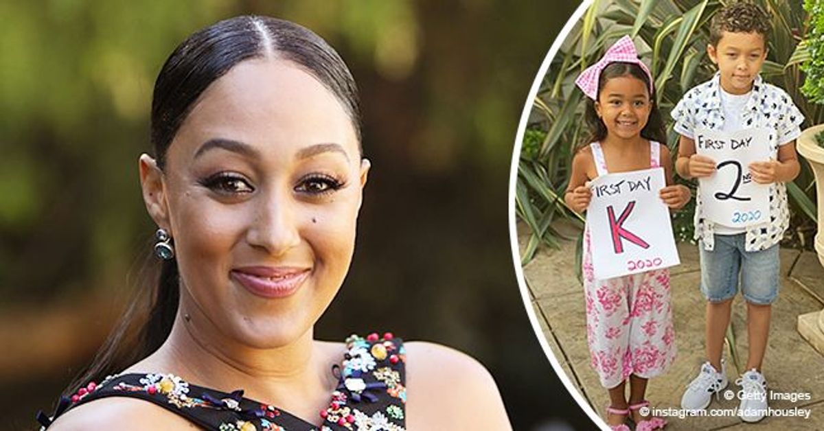 Here's How Tamera Mowry's Kids Celebrated Their First Day of Online ...