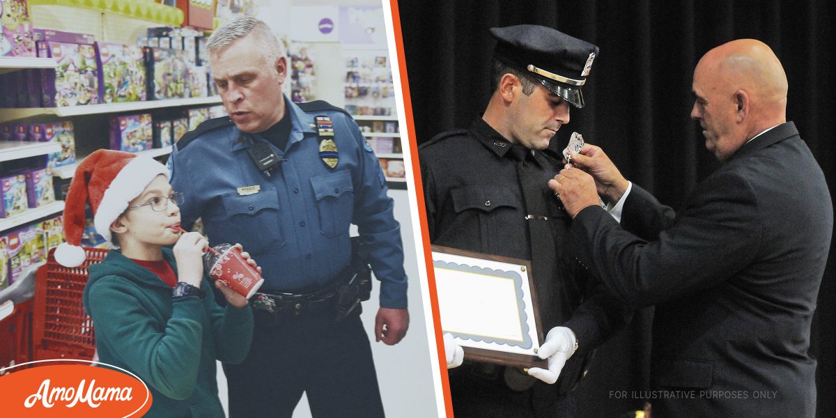 Cop Helps Mom Calm Noisy Kid at Store, Years Later He Honors Boy with a ...