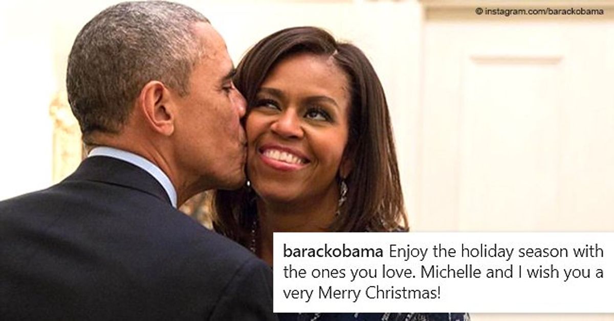Barack Obama's new photo of him & Michelle is full of love and ...