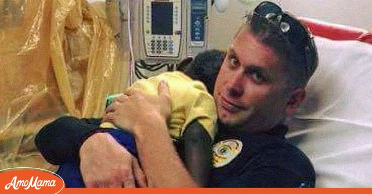 Emotional Story behind Viral Photo of Police Officer Comforting Little ...