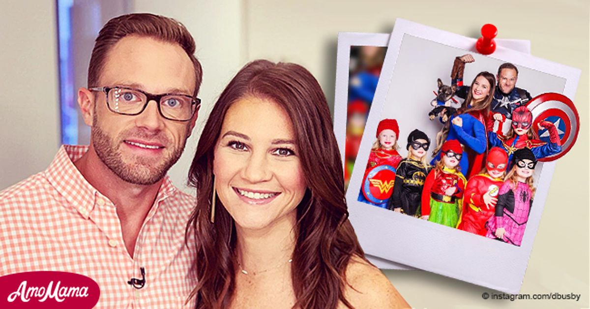 Danielle Busby of 'Outdaughtered' and Her Family Pose in Superhero ...