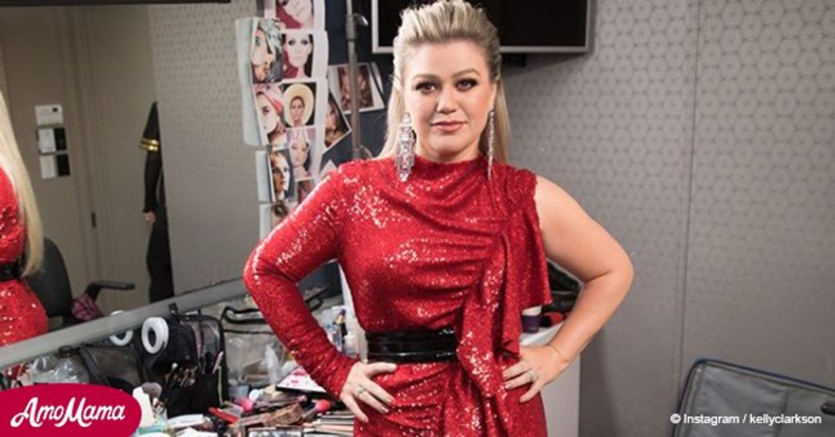 Kelly Clarkson shares before-and-after makeup video of herself