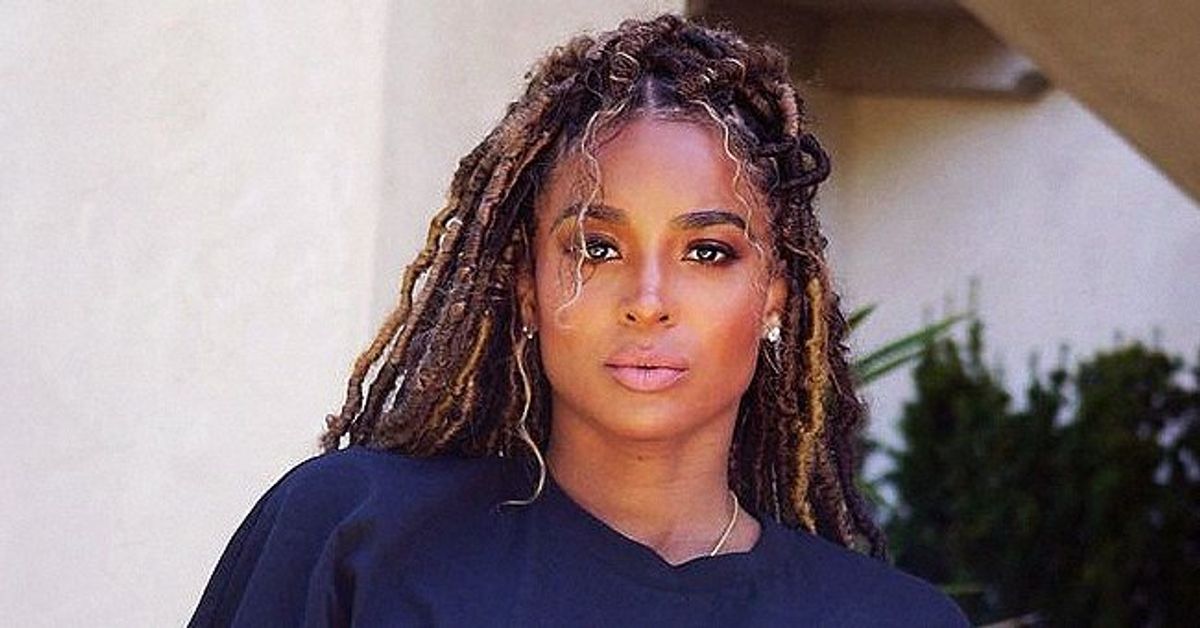 Ciara Shows off Her Toned Legs Posing in a Military Jacket & Matching ...