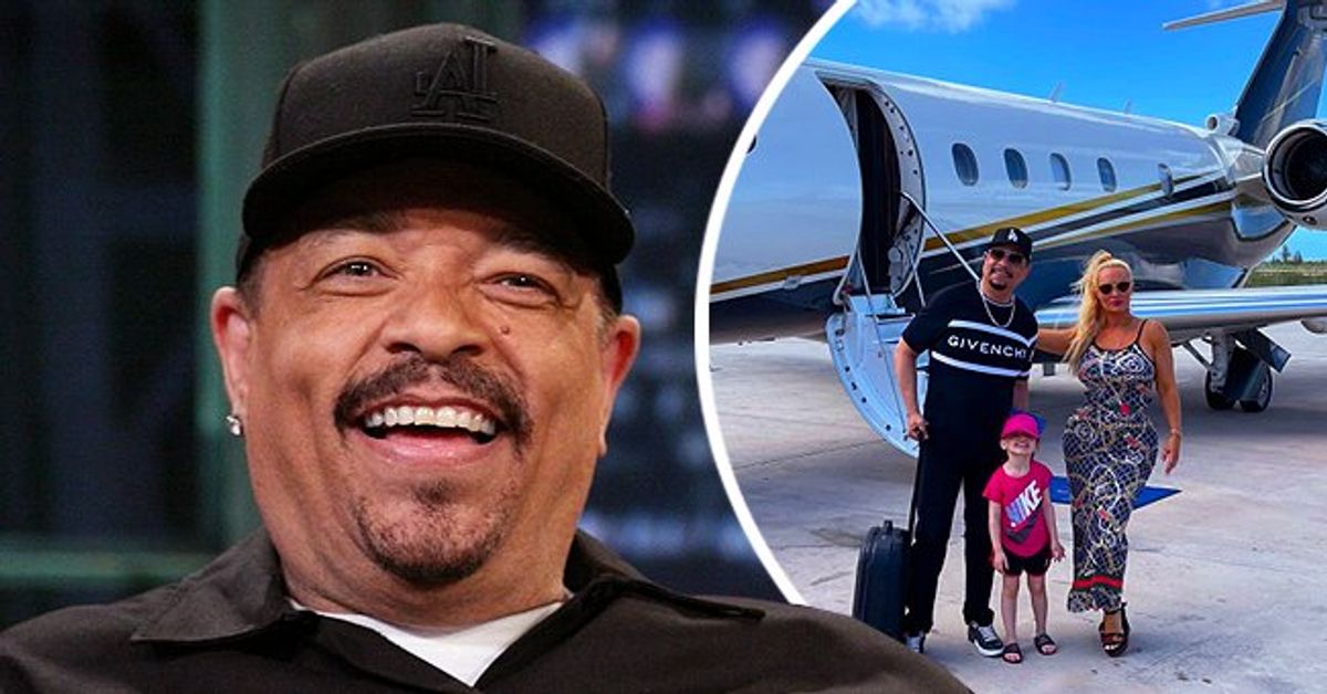 Ice-T Poses with His Wife Coco & Daughter Chanel in Front of a Jet ...