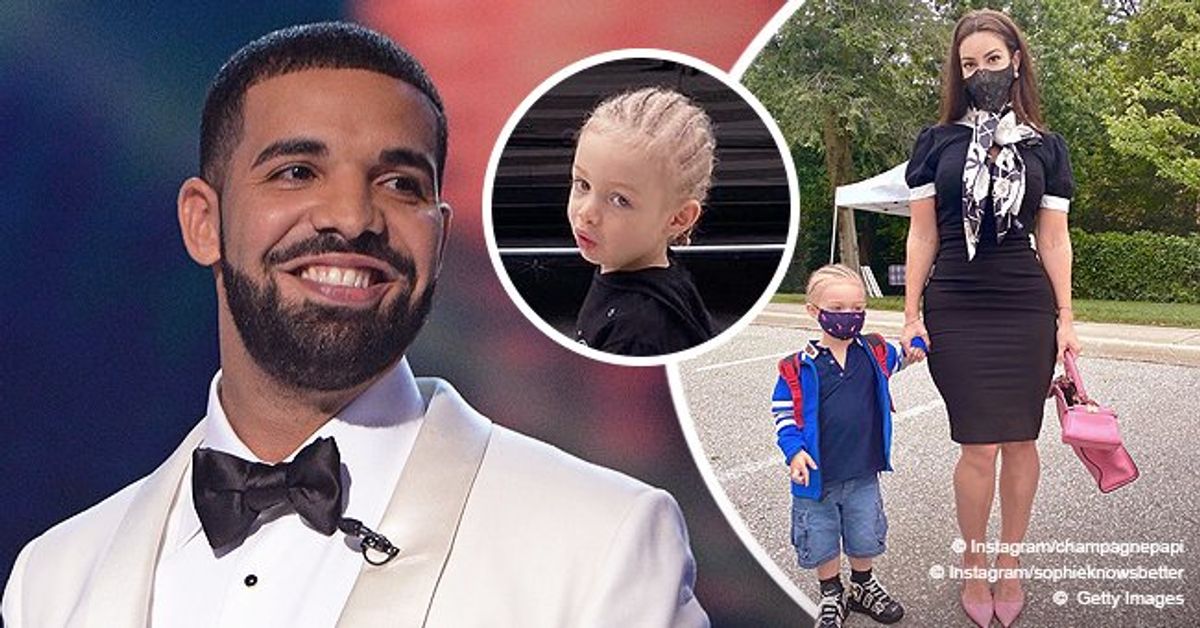 Drake & His Ex-girlfriend Sophie Show Their 2-Year-Old Son Adonis Going ...