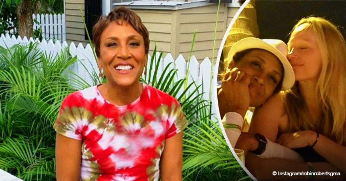 Openly gay Robin Roberts shares sweet photo with her rarely seen ...