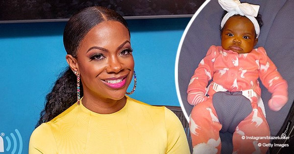 Kandi Burruss' Daughter Blaze Melts Hearts in Adorable Pink Llama Print ...