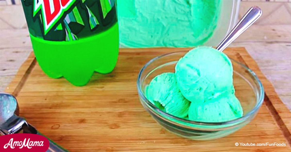 How to Make Homemade Mountain Dew Ice Cream without a Machine