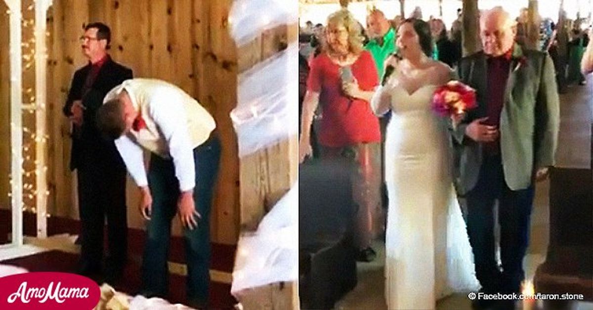 Bride moves unsuspecting groom to tears with amazing rendition of a ...