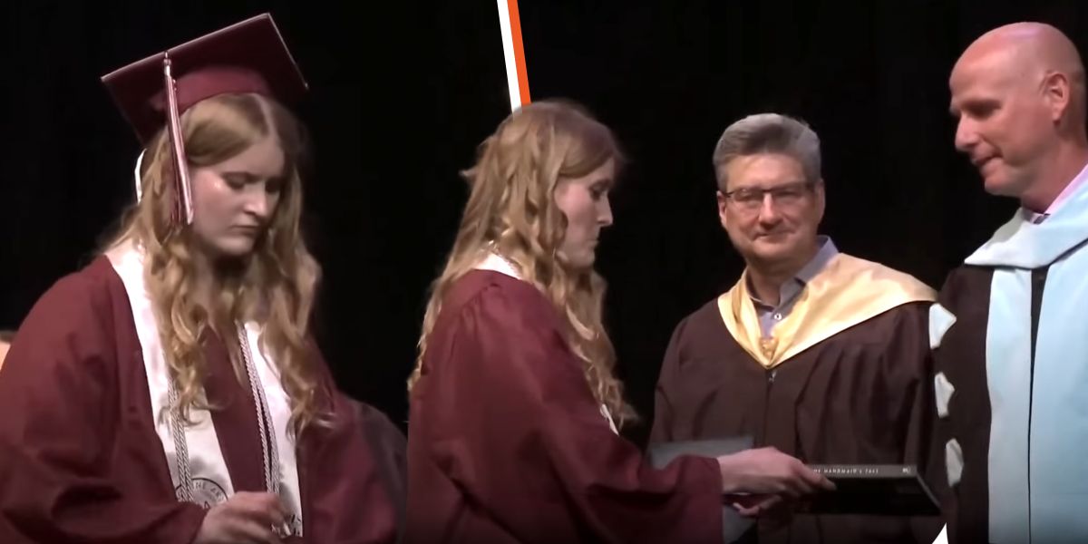 Idaho High School Graduate Refuses to Shake Superintendent’s Hand & Drops a Book at His Feet ...