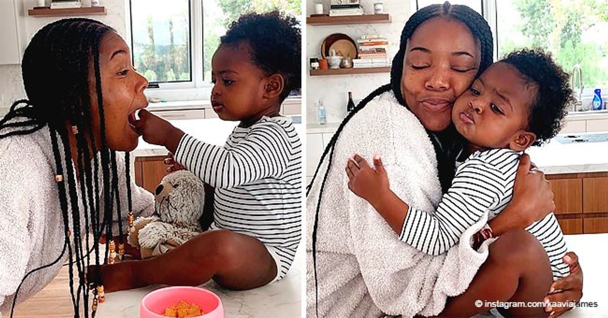 Gabrielle Union and Her Daughter Kaavia Share a Sweet Moment as They ...