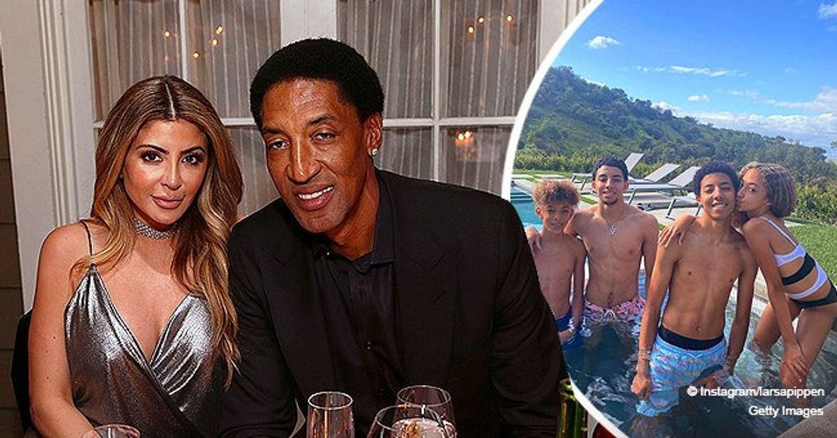 Scottie Pippen's Ex Larsa Shares Photo of 3 Handsome Sons & Beautiful ...