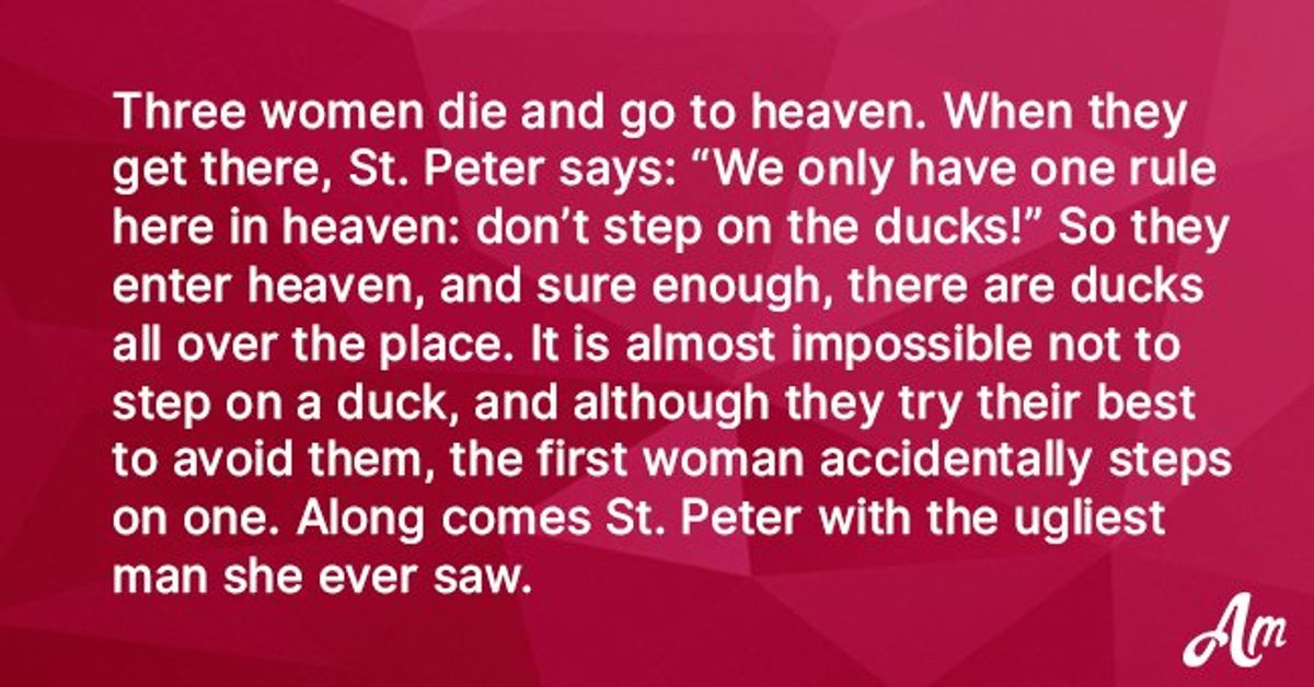 Joke: Three Women Die and Go to Heaven