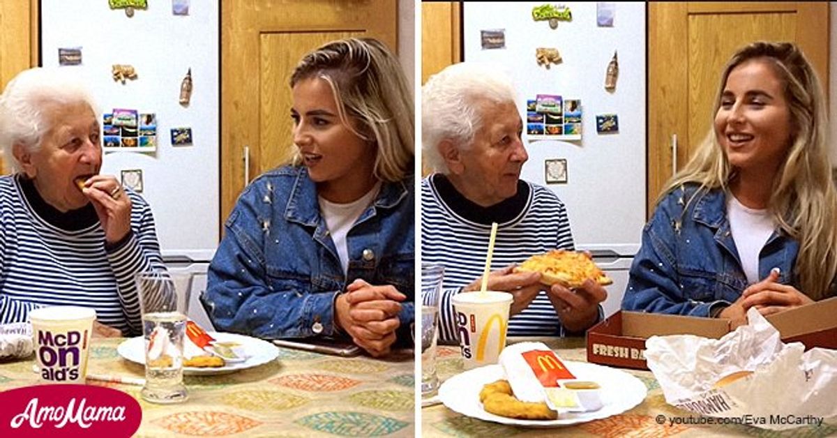83-year-old grandma tries fast food for the first time and her ...