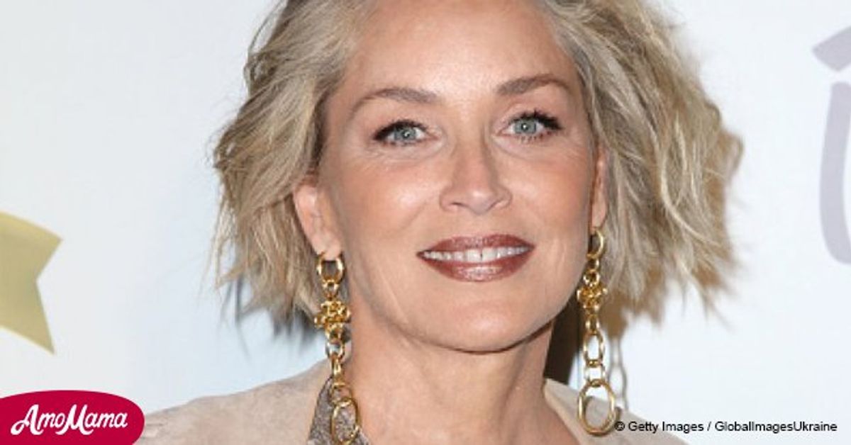 Sharon Stone proves she's an ageless beauty as she flashes her ...