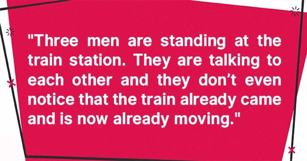 Daily Joke: Three Men Are Standing at a Train Station
