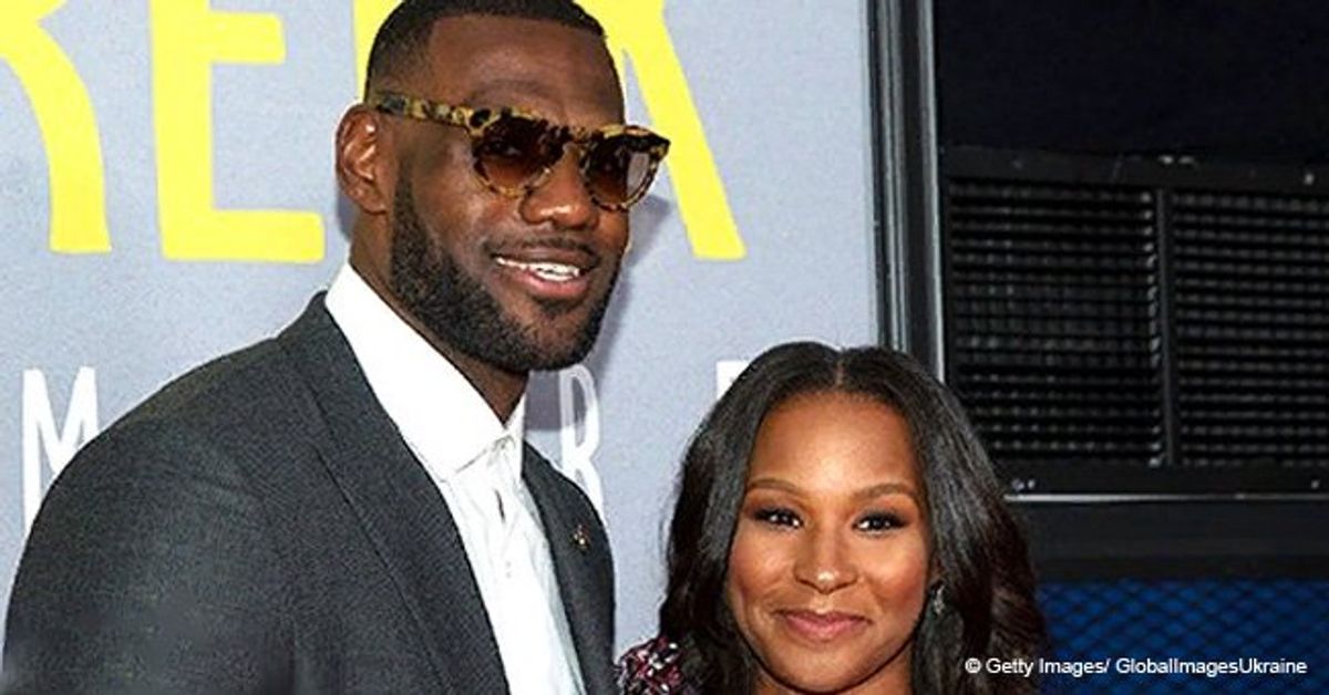 LeBron James' wife flaunts curvaceous legs in mini-shorts & sequined ...
