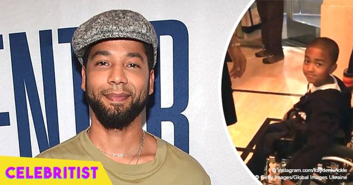 Young amputee surprised by Jussie Smollett with wheelchair accessible ...