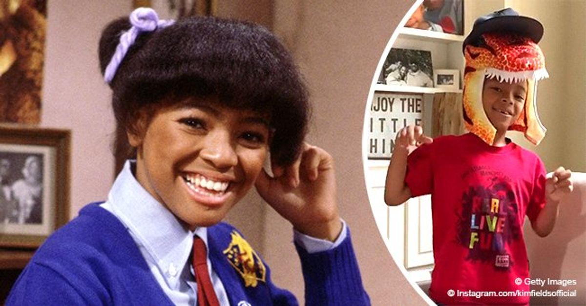 Kim Fields Laughs in an Adorable Video of Her Son Quincy Performing for ...