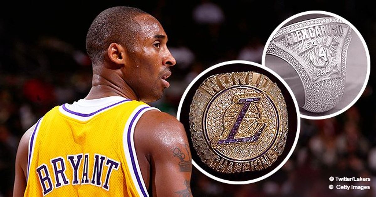 Los Angeles Lakers Show Awesome Championship Rings Honoring Late NBA ...