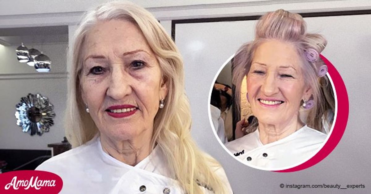 72-Year-Old Granny Gets Stunning Makeover and Changes beyond Recognition