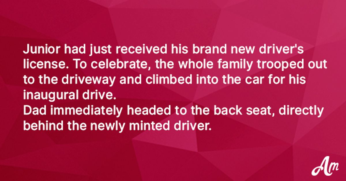Daily Joke: Junior Takes His Family for a Ride to Celebrate His Brand ...