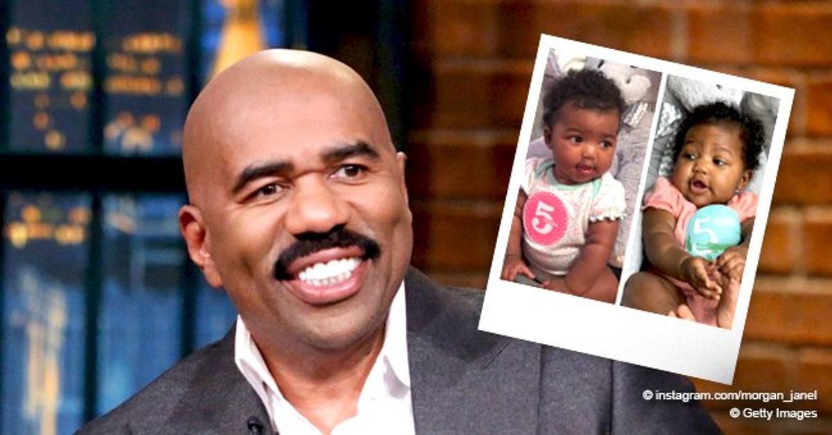 Check Out Steve Harvey's Grandkids Elle & Marley's Uncanny Resemblance ...