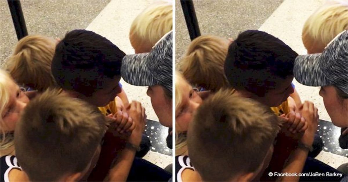 Young orphan breaks down in tears when he realizes he’s being adopted