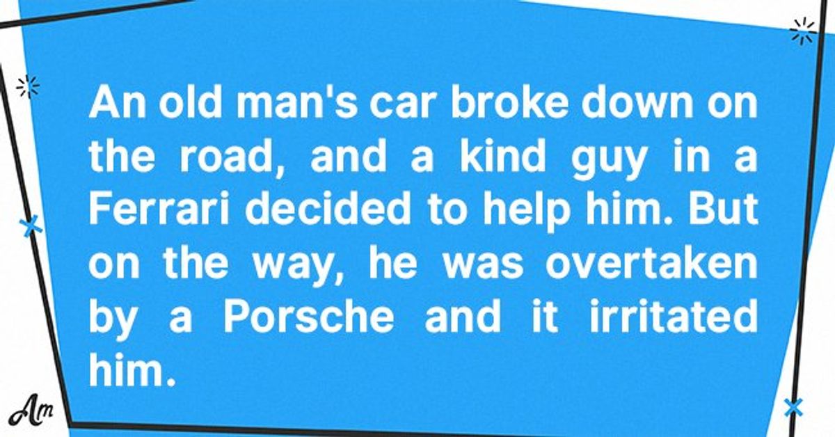 Daily Joke: Guy in a Ferrari Does Not Tolerate Being Overtaken by a Porsche