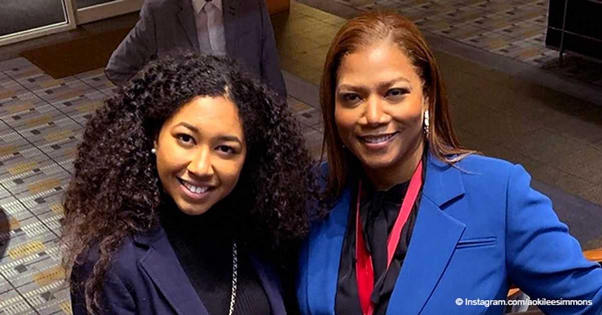 Aoki Lee Simmons Shares Photo with Queen Latifah at Harvard Where She ...