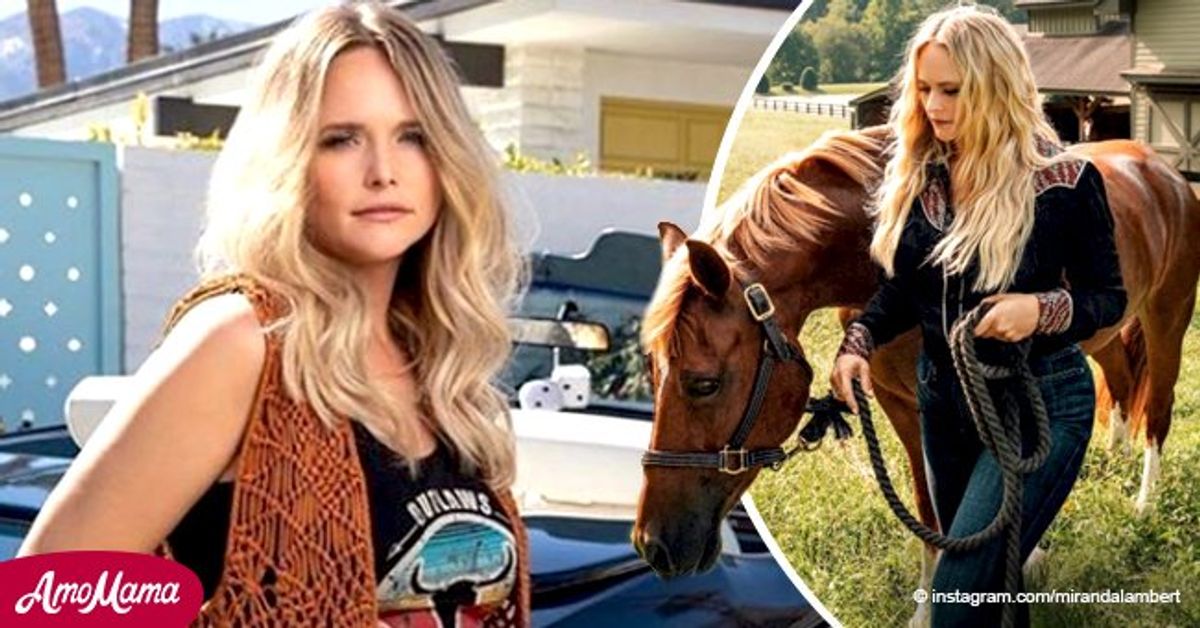 Check Out Miranda Lambert's Cowgirl Outfit as She Walks Her Horse near ...