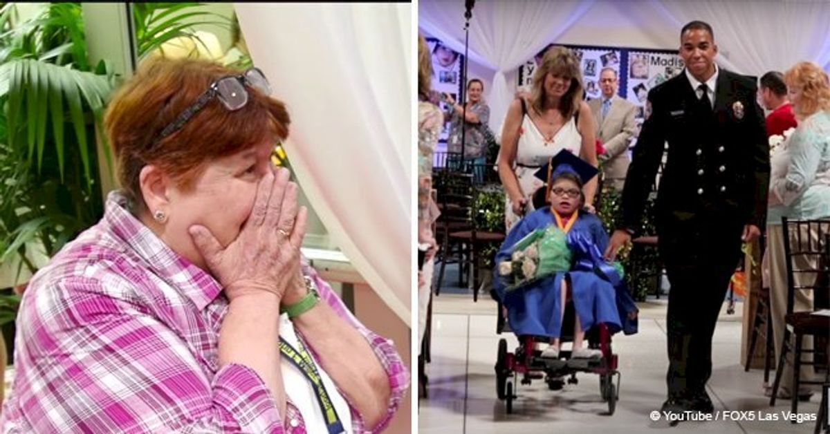 School students with disabilities receive an unforgettable graduation ...
